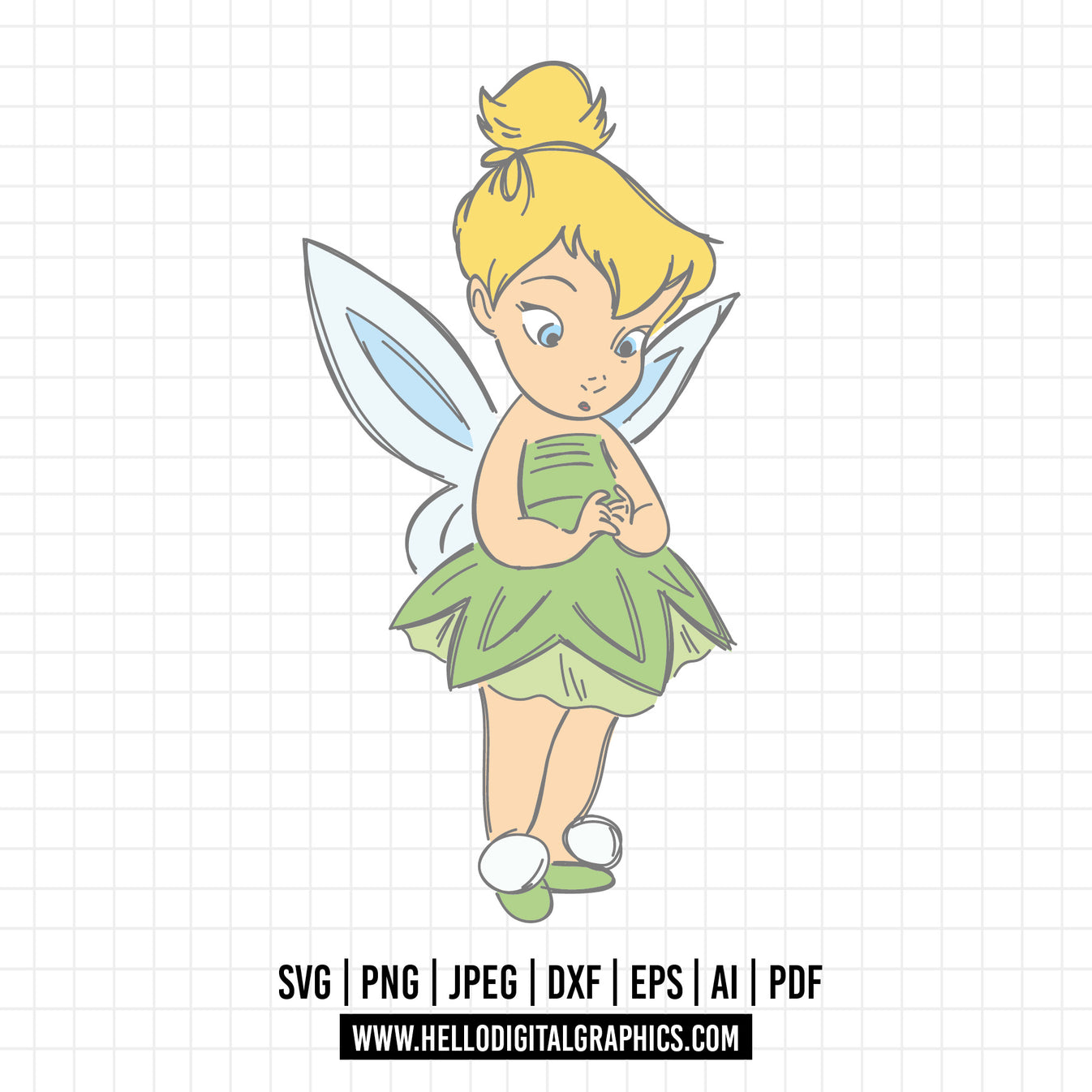 COD1052 Tinker bell svg, Dreams come true svg, disney svg, cricut, sil ...