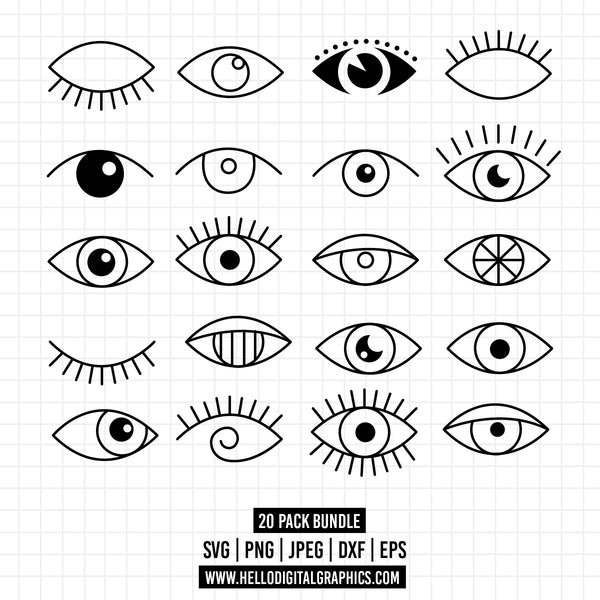 COD1356- Mistycal svg, Eyes svg, Positivity svg, art svg, Quote svg – Hello