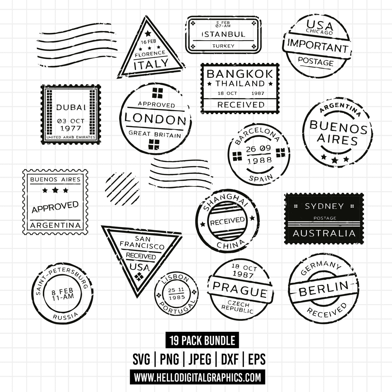 COD1357 - Travel Stamp svg, Stamp Svg Bundle, USA Stamps, All state st ...