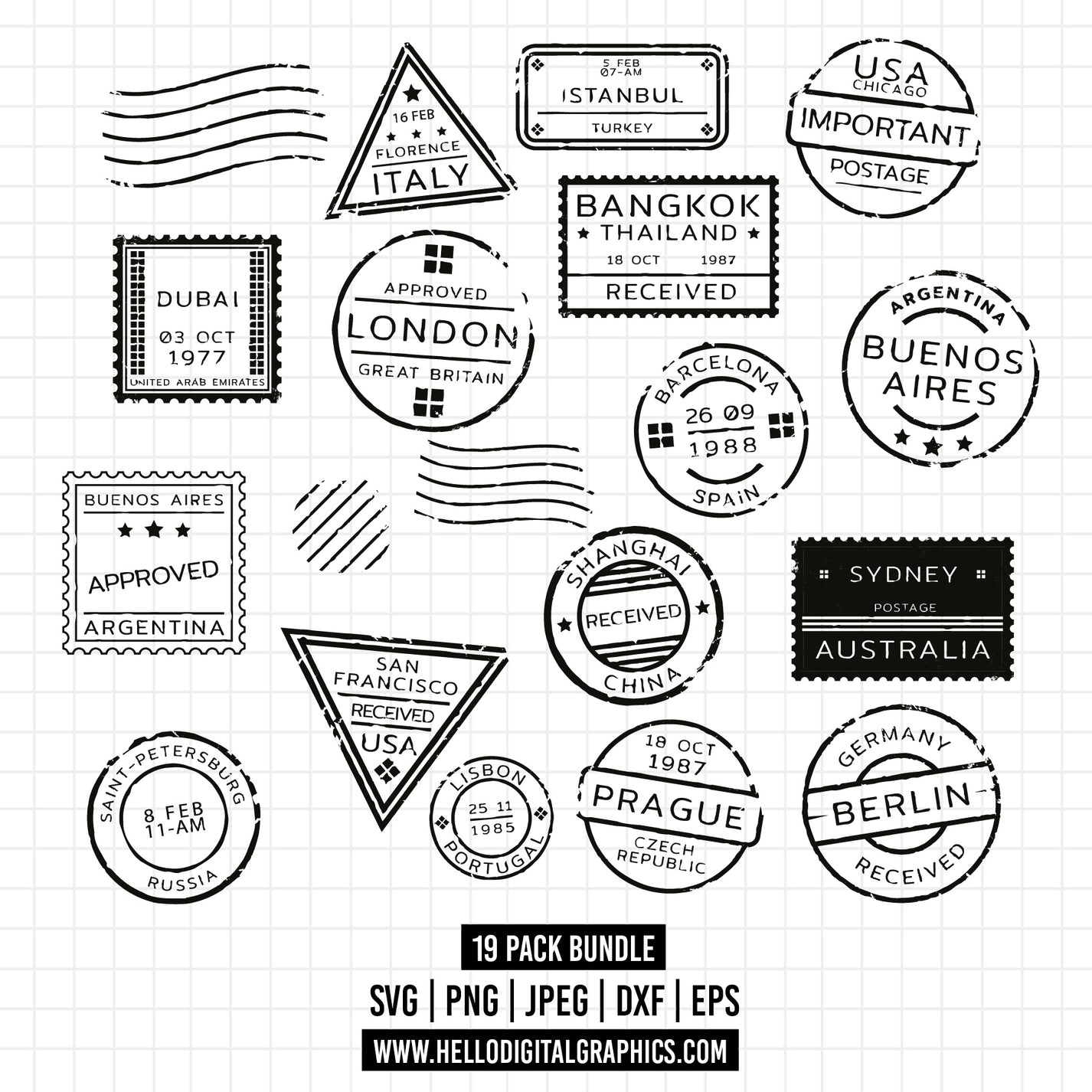 COD1357 - Travel Stamp svg, Stamp Svg Bundle, USA Stamps, All state st ...