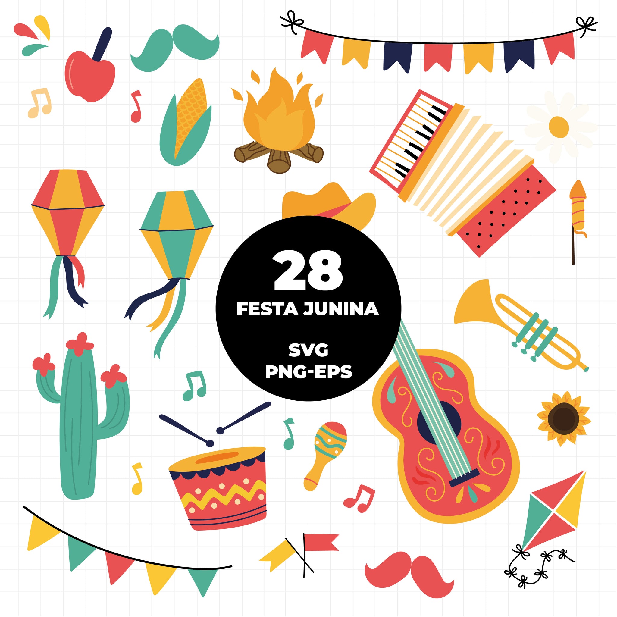 COD1396 - Festa junina clipart, festa junina Clipart, junina Clipart ...