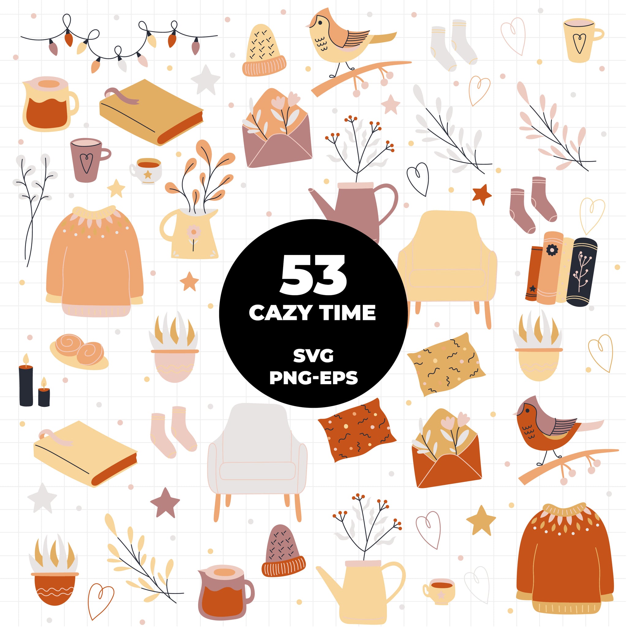 COD1420 - Autumn svg, fall clipart, Leaves clipart, Plants svg, fall s ...