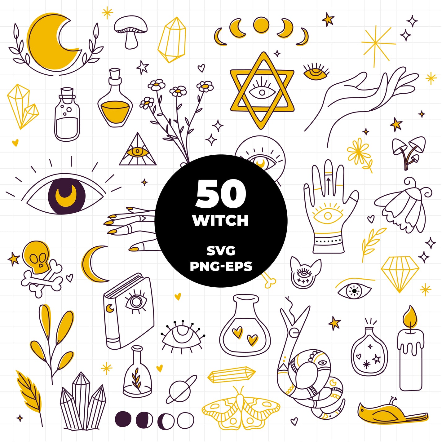 COD1472 - Halloween Doodles clipart , Pumpkin Clipart, halloween Clipa ...