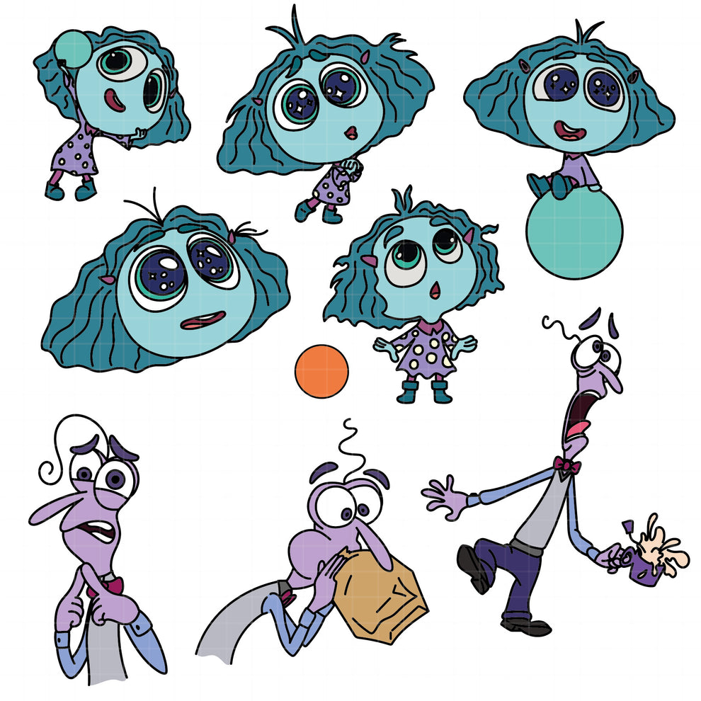 COD1511 - Emotions from inside out 2 SVG, EPS, PNG - Inside Out 2 new ...