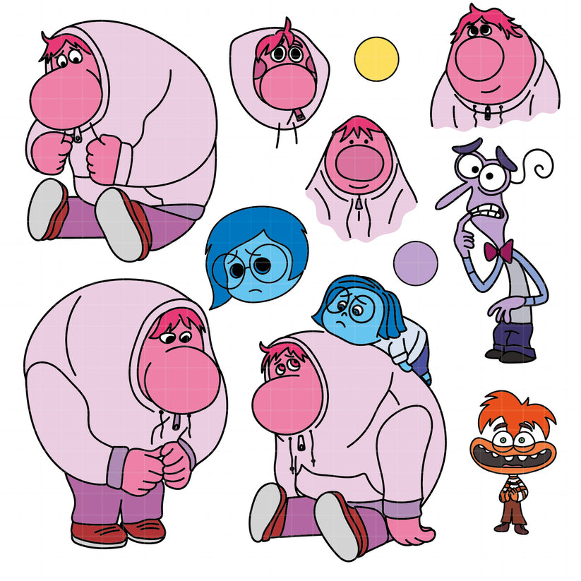 COD1511 - Emotions from inside out 2 SVG, EPS, PNG - Inside Out 2 new ...