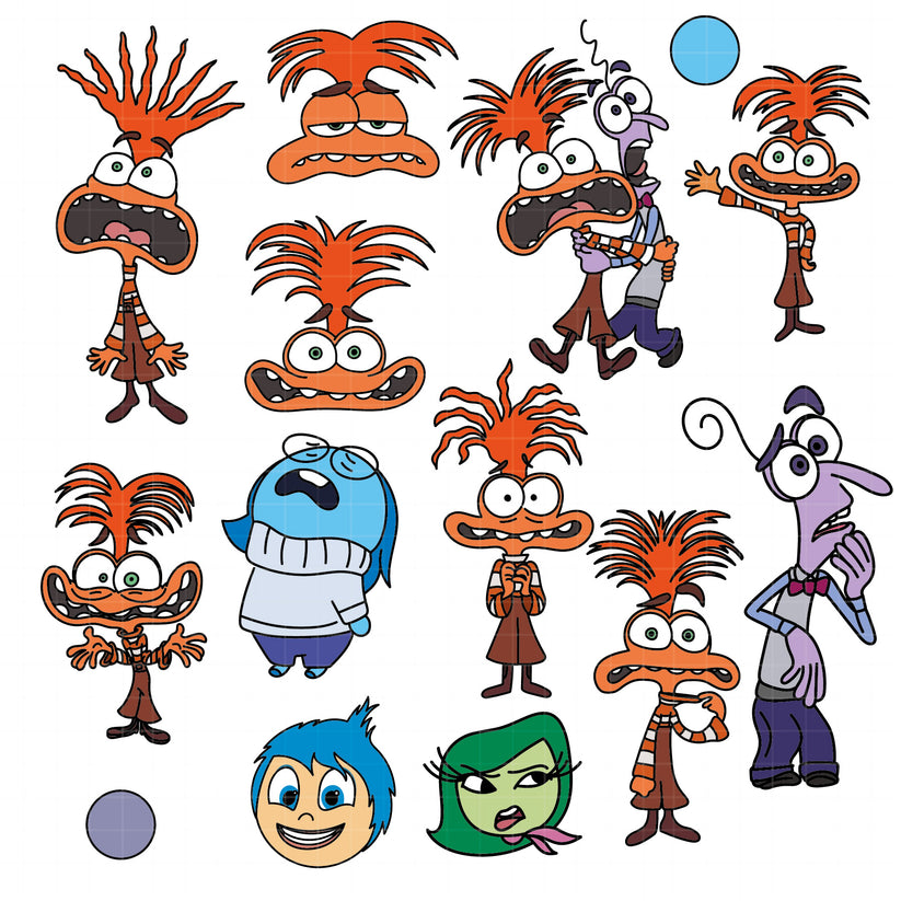 COD1511 - Emotions from inside out 2 SVG, EPS, PNG - Inside Out 2 new ...