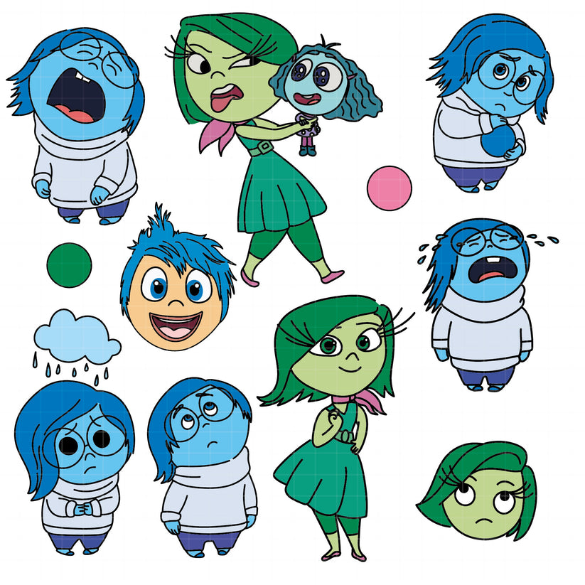 COD1511 - Emotions from inside out 2 SVG, EPS, PNG - Inside Out 2 new ...