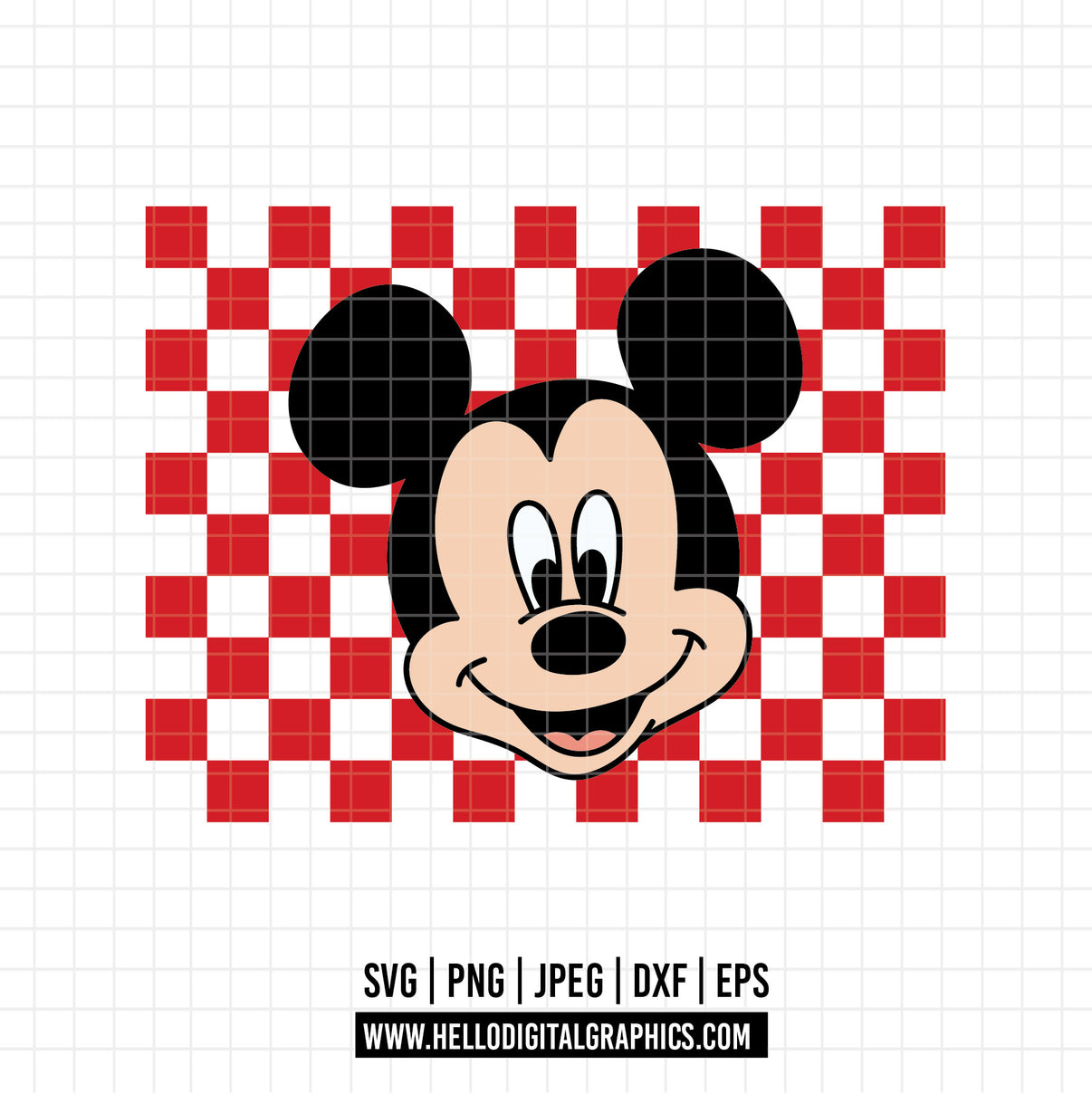 COD1602 - Checkered Mickey Svg, Retro Miss Mouse Svg, Family Vacation ...