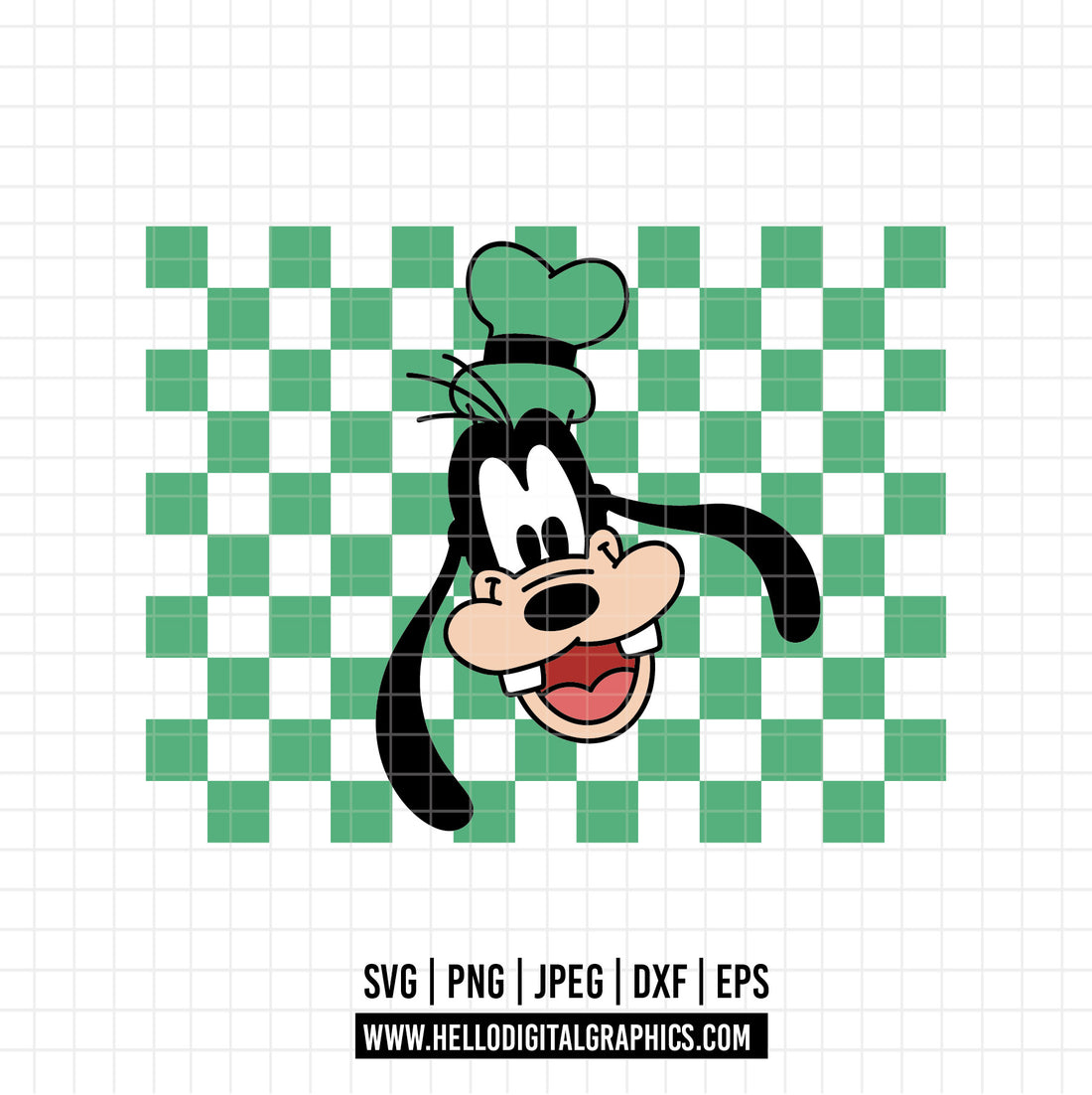 COD1609 - Checkered Goofy Svg, Retro Goofy Svg, Family Vacation Svg, F ...