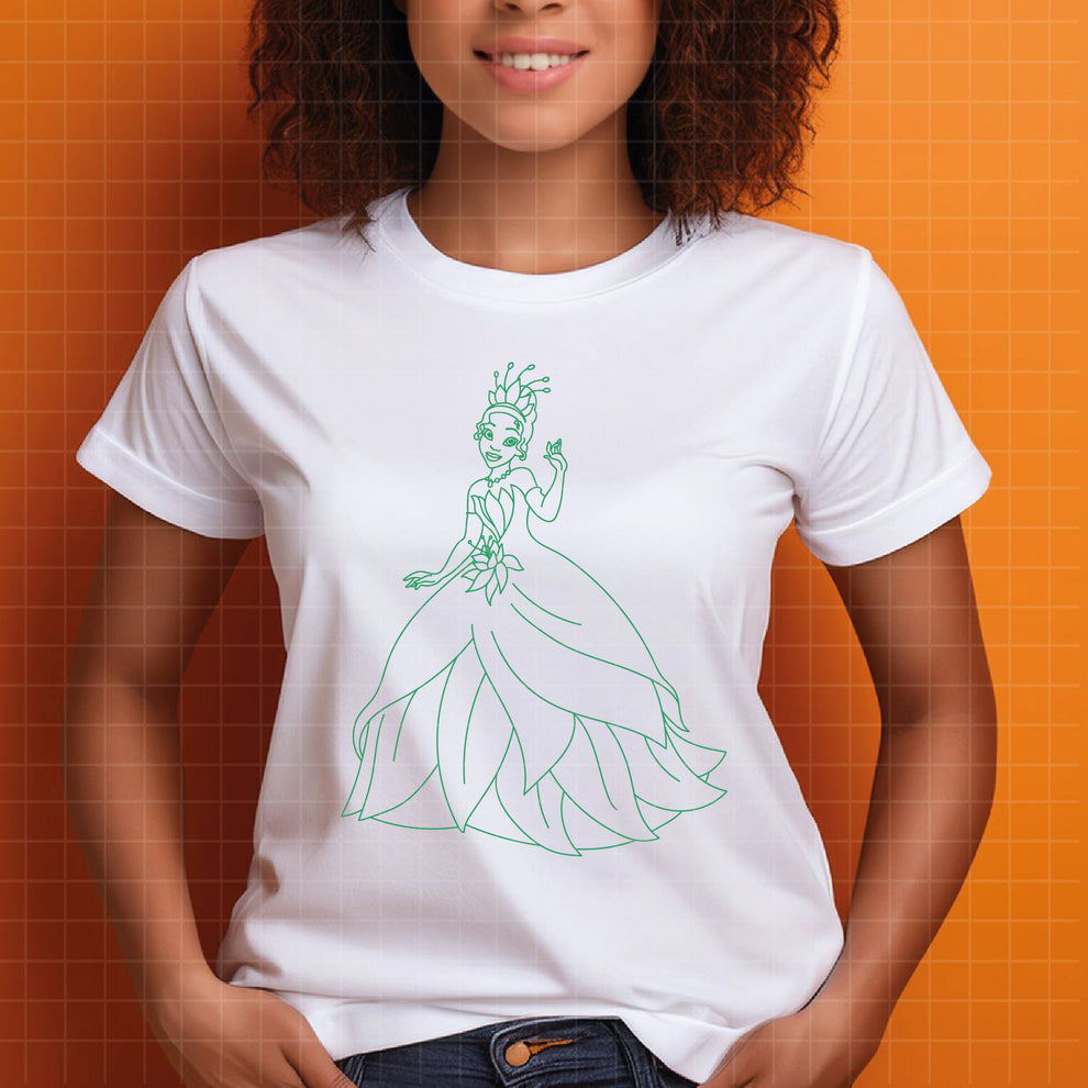 COD1655 Disney Princess outline svg bundle, 14 princess SVG, Princess ...