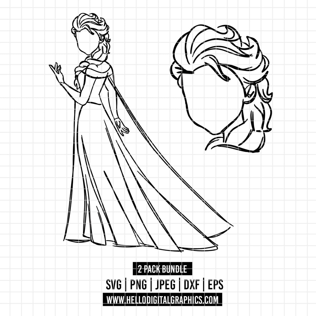 COD1659- Frozen svg, Elsa svg, Anna svg, Winter elsa cut files for cri ...