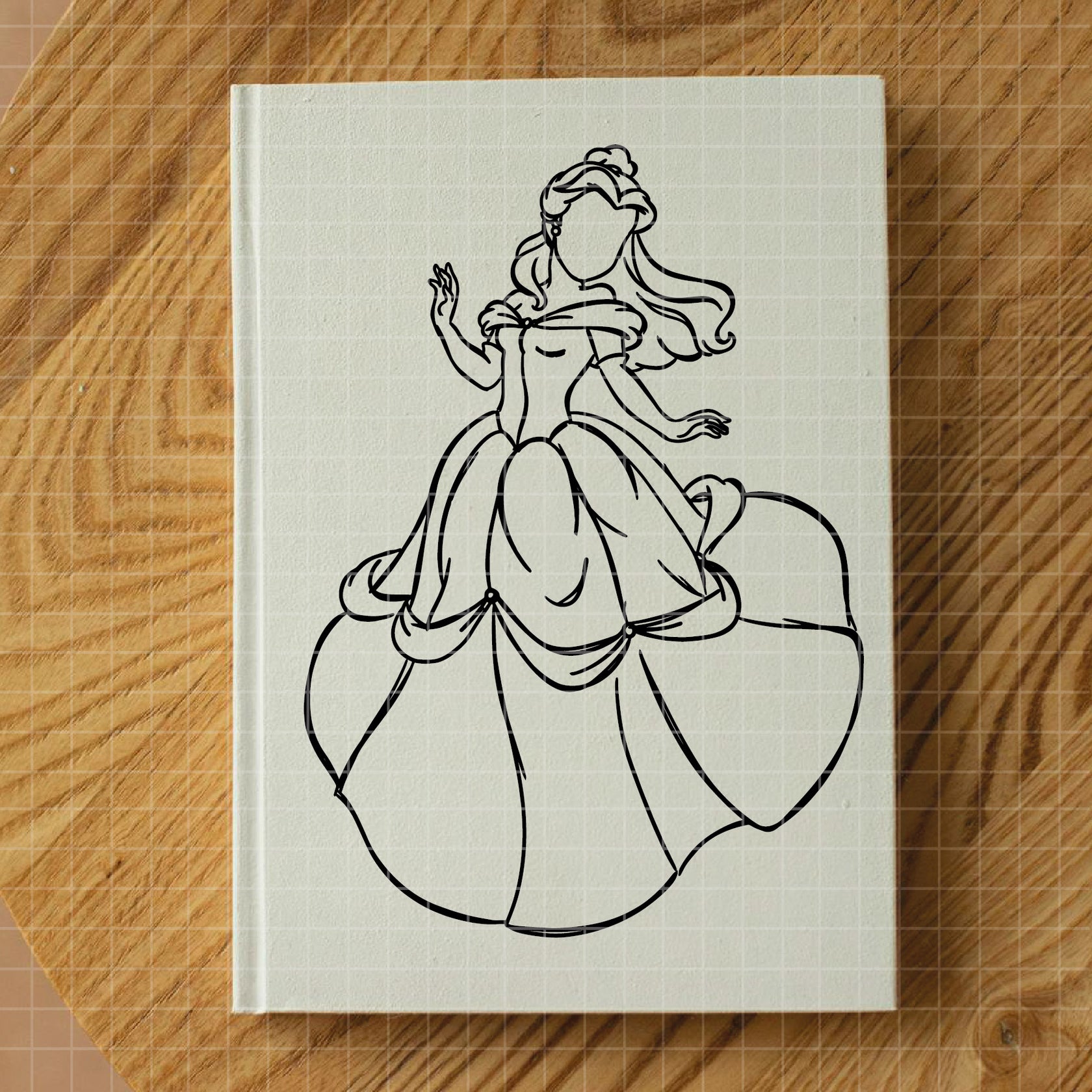 COD1667- Beauty and the beast svg, belle svg, beast svg, outline svg ...