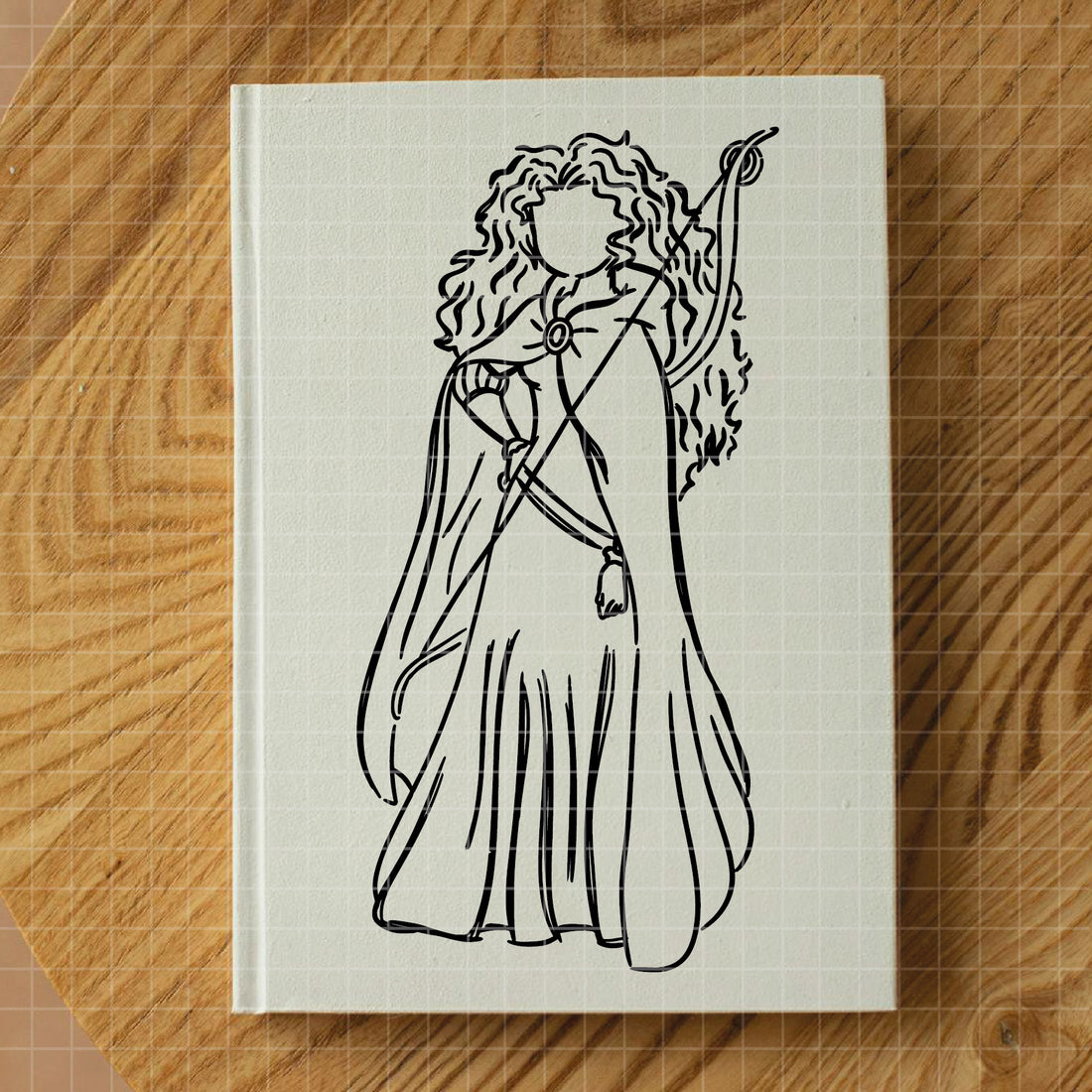 COD1668- Brave svg, merida svg, princess merida & co svg, princess svg ...