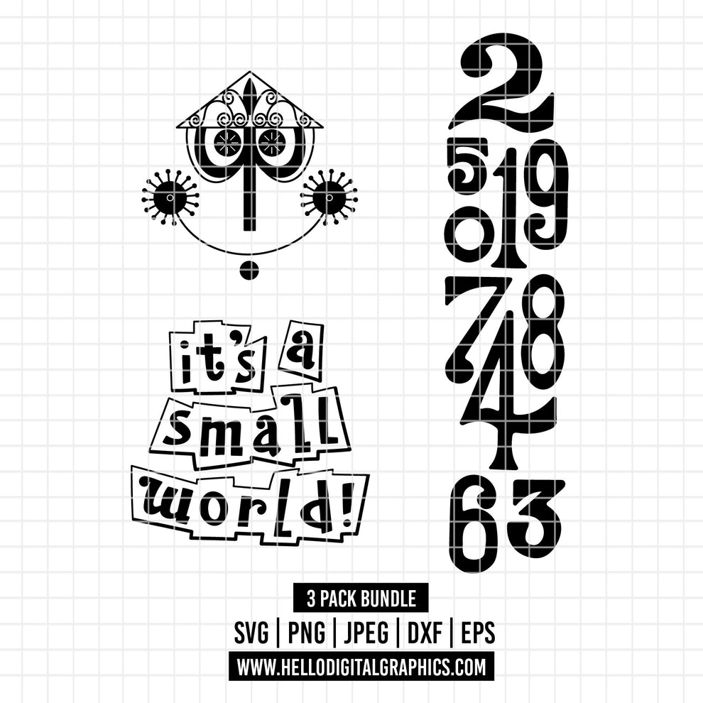 COD1705 - it's a small world disney SVG, EPS, PNG - Disney -Inspired ...