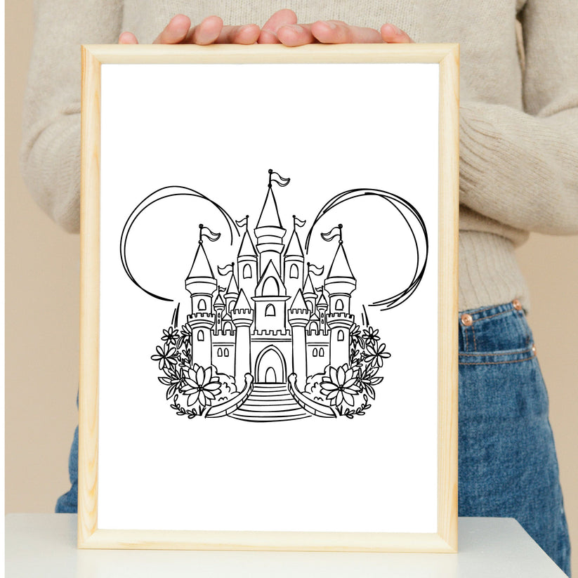 COD1710- Magic Kingdom svg, Castle svg, disney castle svg, disney svg ...