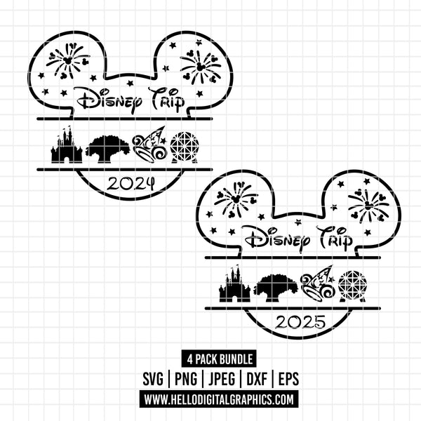 COD1751- Happy Disney Park svg, Family Trip svg, Vacay Mode Svg, micke ...