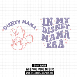 COD1785- Mama mouse svg, in my disney mama era svg, Minnie mouse svg ...