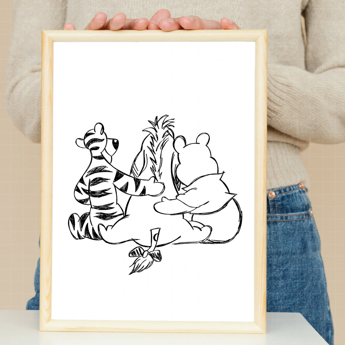 COD1889 - Winnie the pooh svg, Igor svg, Winnie The Pooh With Balloon ...