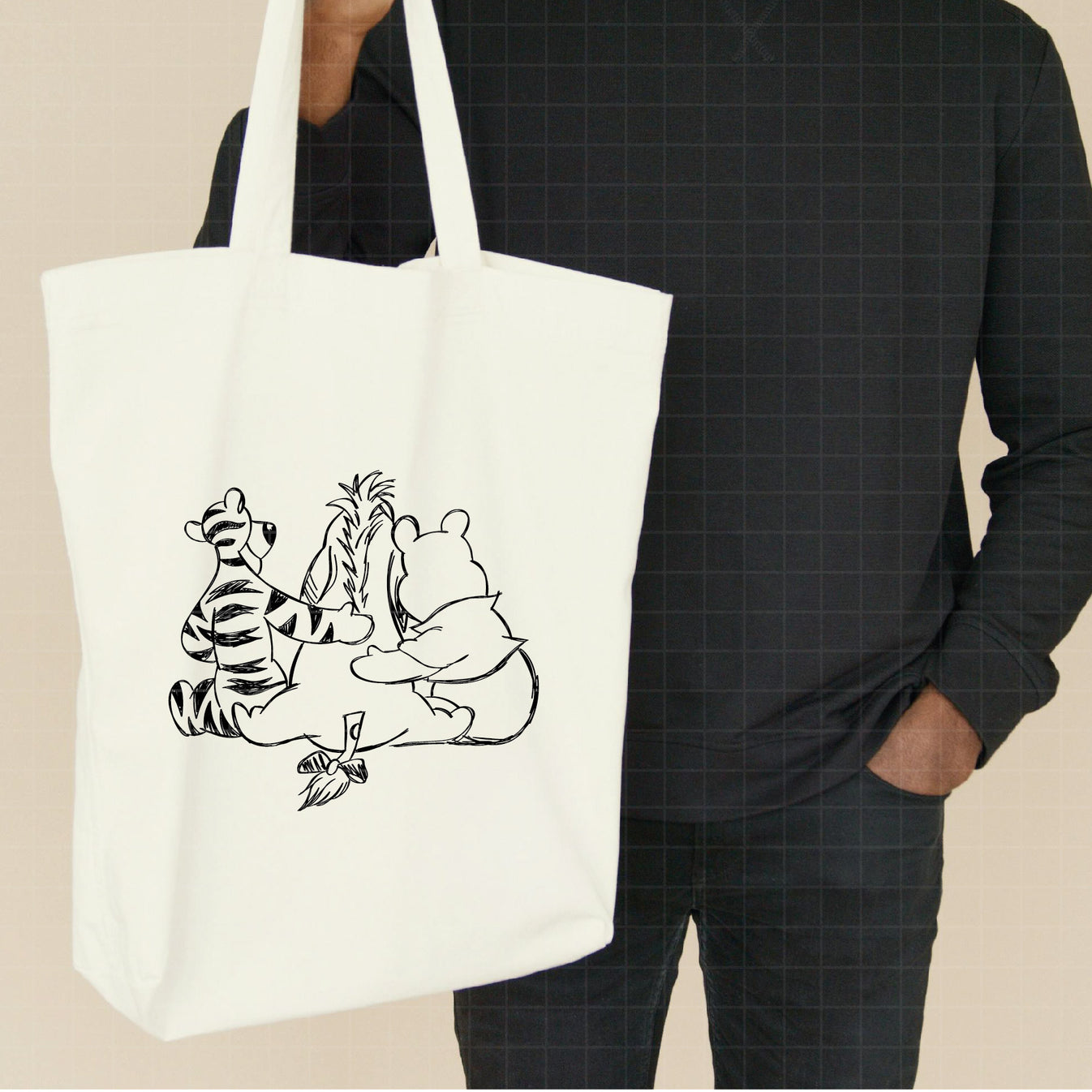 COD1889 - Winnie the pooh svg, Igor svg, Winnie The Pooh With Balloon ...