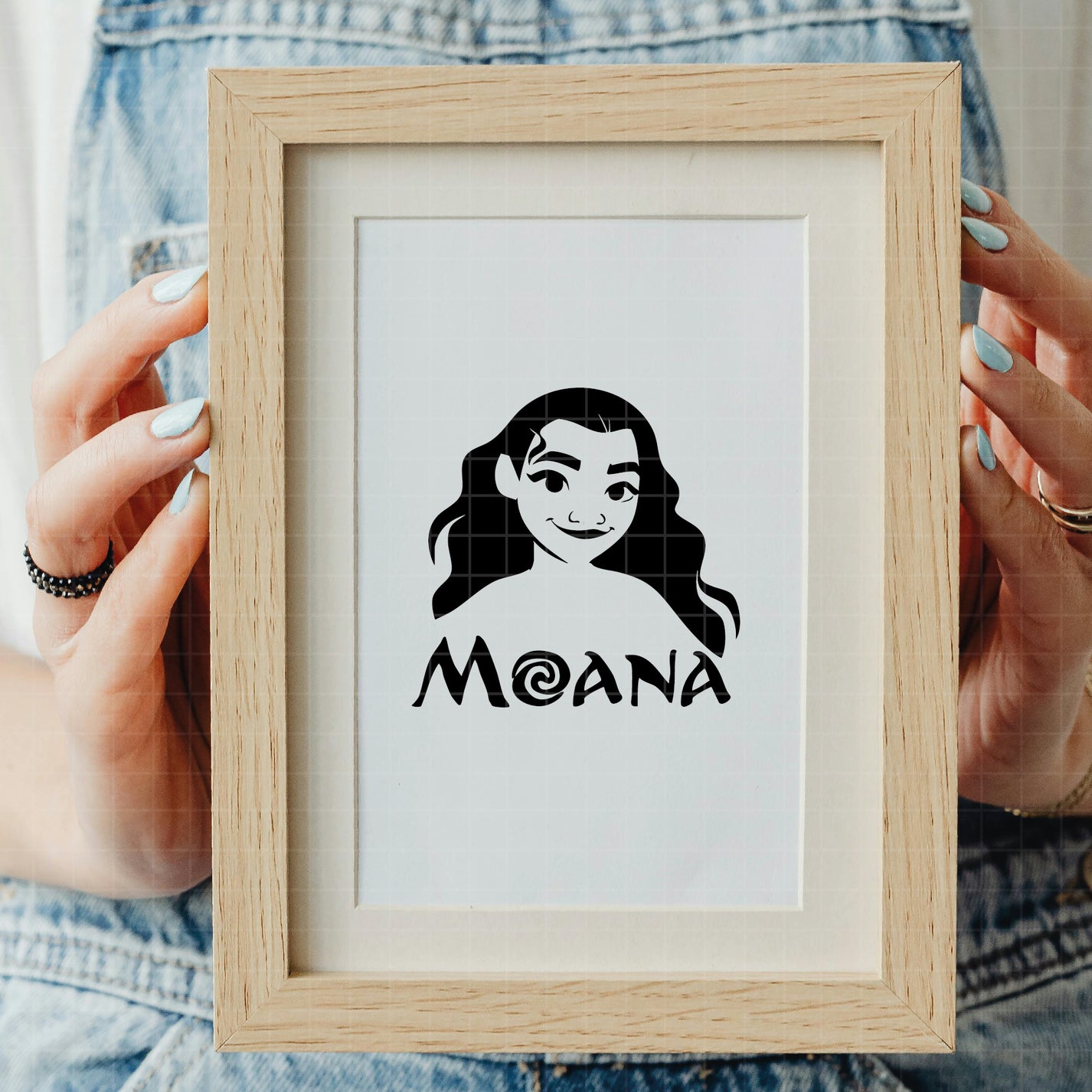 COD1942 - Moana svg, Princess svg, Disney svg, outine svg, Cricut, Sil ...