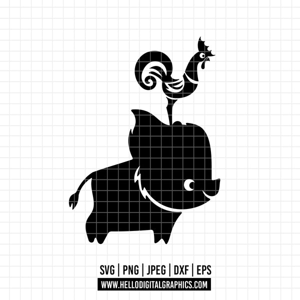COD1964 - Moana svg, Princess svg, Disney svg, outine svg, Cricut, Sil ...