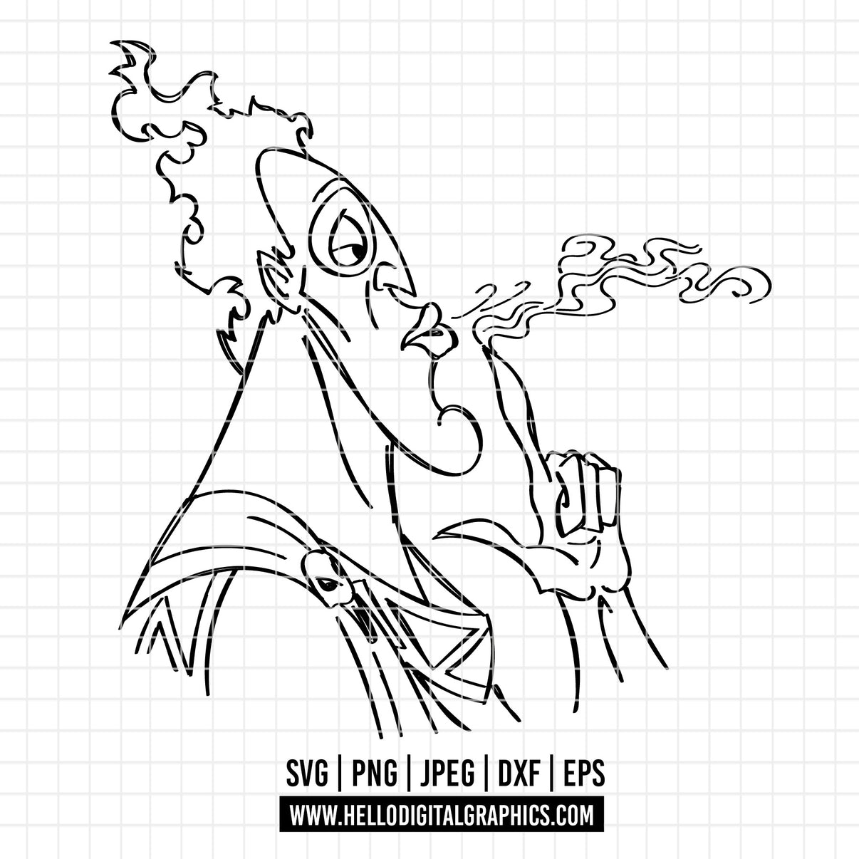 COD2035 - Hercules movie SVG, EPS, PNG File, Cricut, Digital, Printabl ...