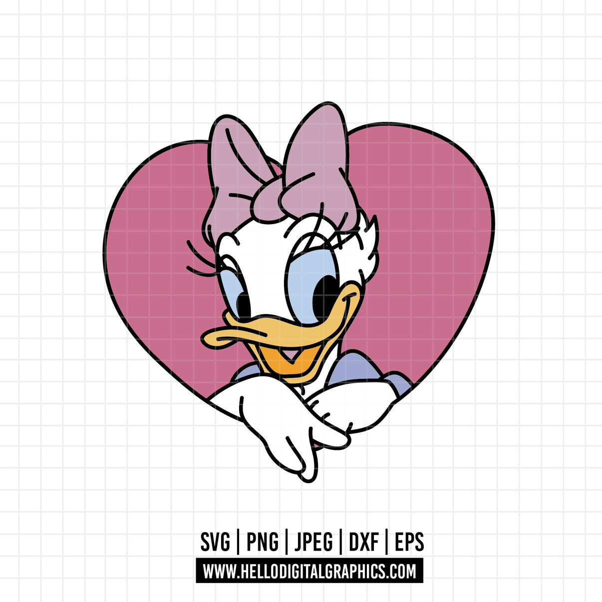 COD2050 - Daisy svg, Disney svg, mickey svg, minnie svg, Silhouette, C ...