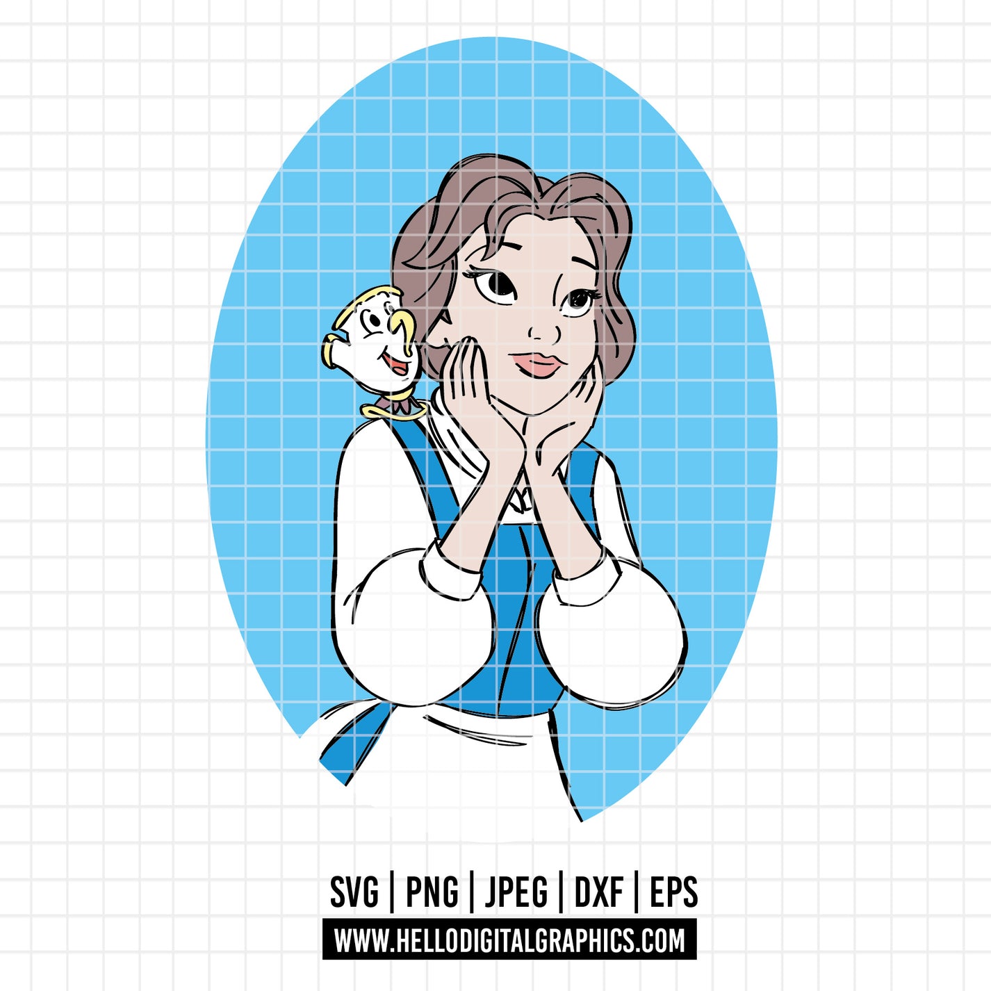 COD2054 - Beauty and the beast svg, bella svg, beast svg, outline svg ...