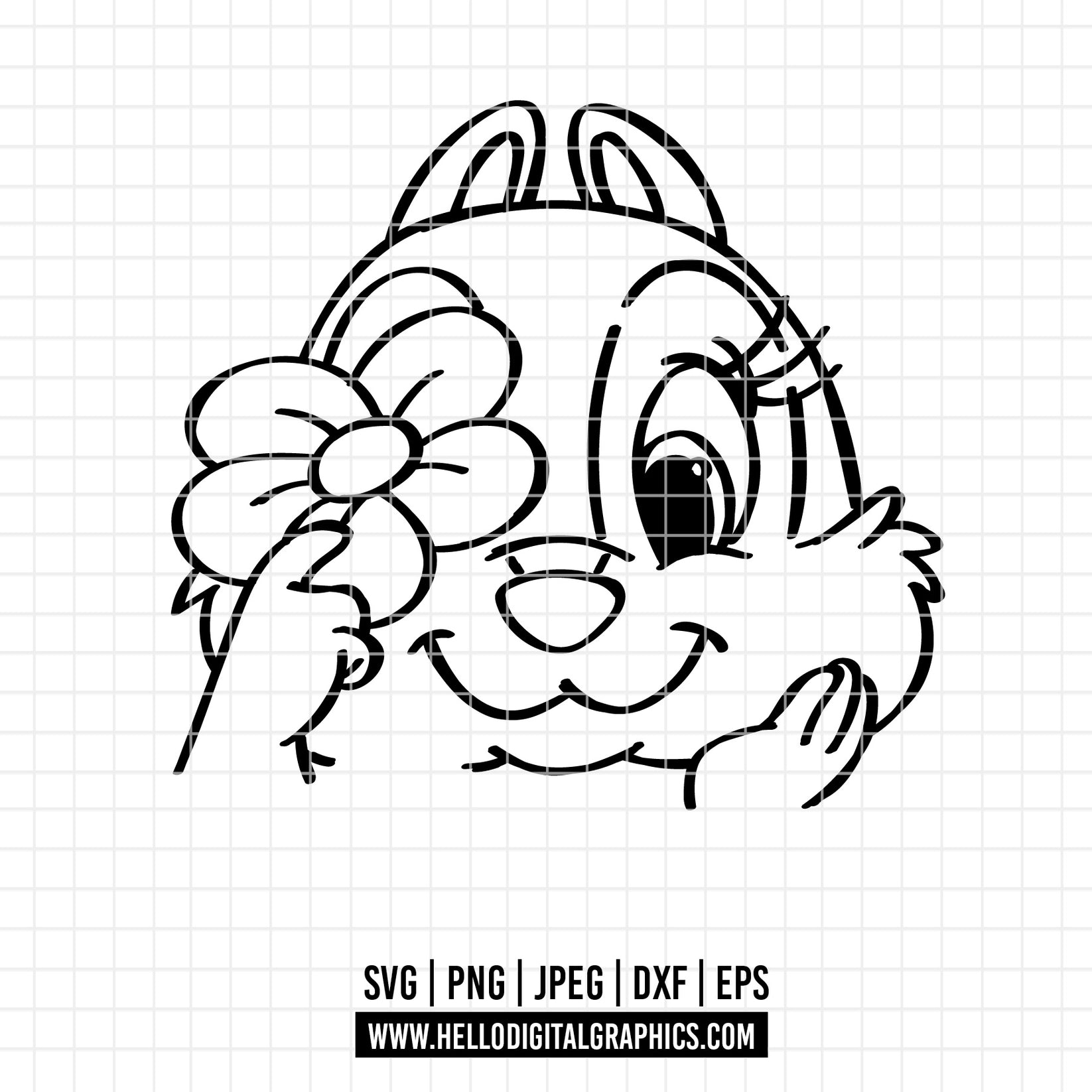 COD2055 - Chip and Dale Svg, chip Svg cut file for Cricut, Chip and Da ...