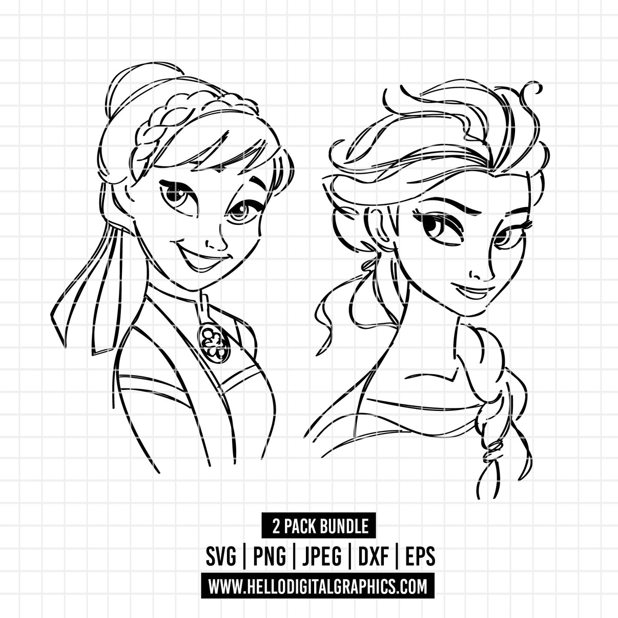 COD3371 - Frozen svg, Elsa svg, Anna svg, Winter elsa cut files for cr ...