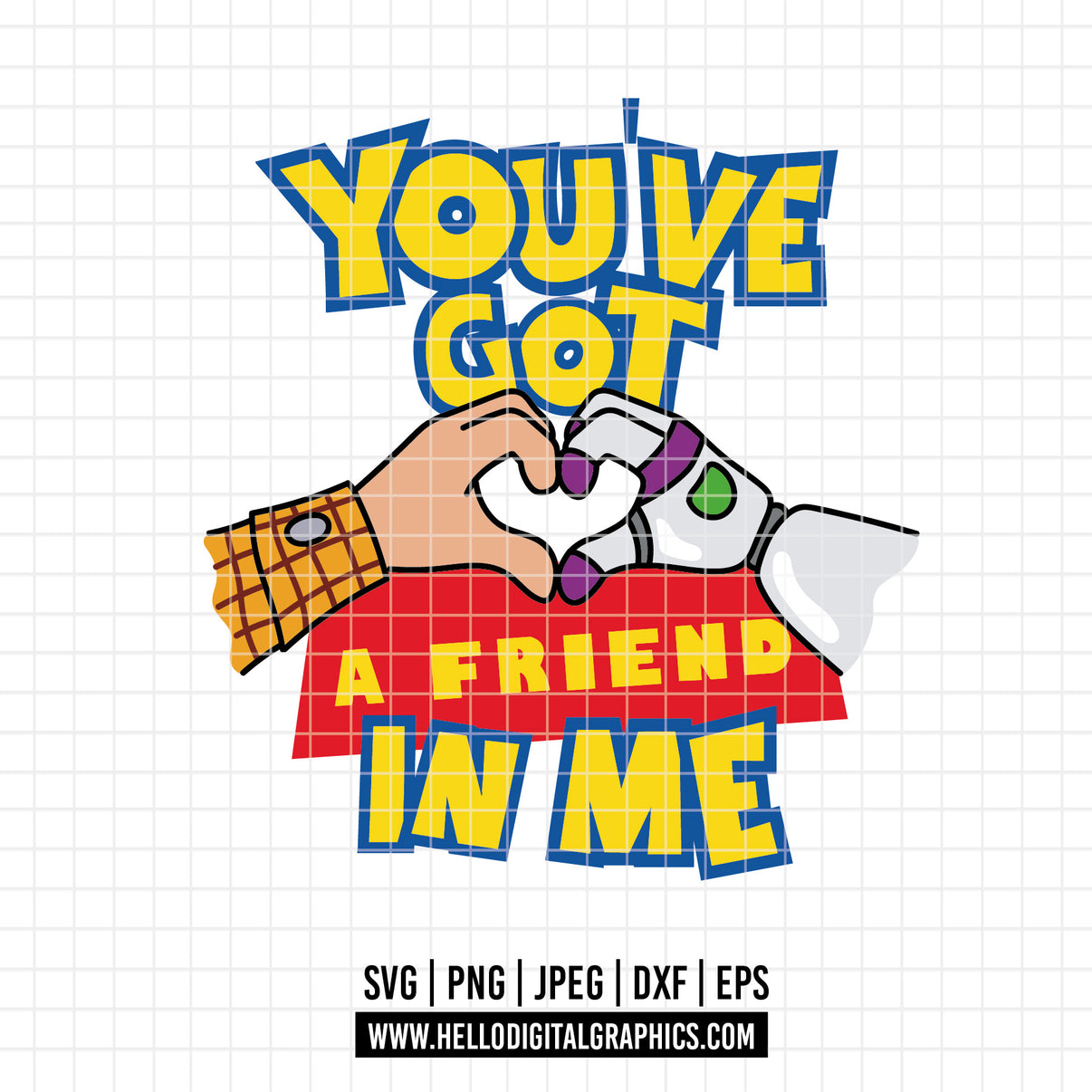 COD2276 - Toy Story PNG, Toy Story Clipart, Toy Story SVG, Buzz Lighty – Hello