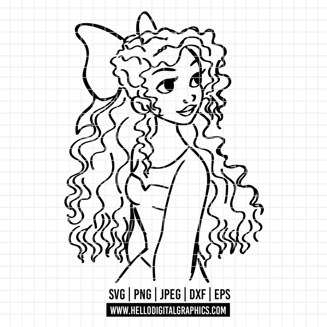 COD2442- The little mermaid african american , black ariel princess SV ...