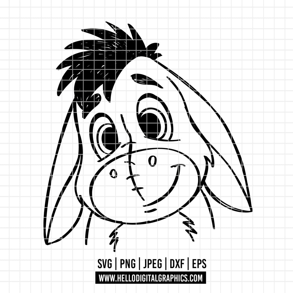 COD2580 - Squadgoals svg, Winnie the pooh svg, Igor svg, pooh sketch s ...