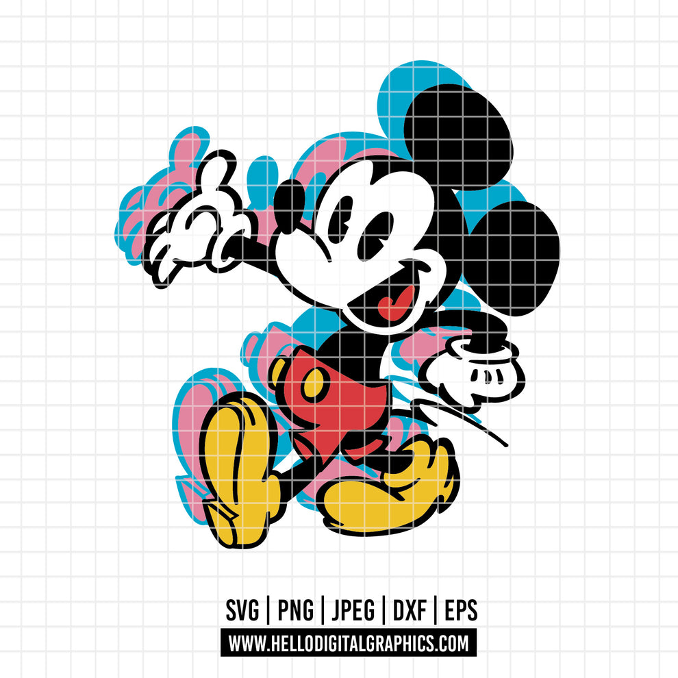 COD2596 - Mickey the true original svg, Mickey sketch svg, Mickey outl ...