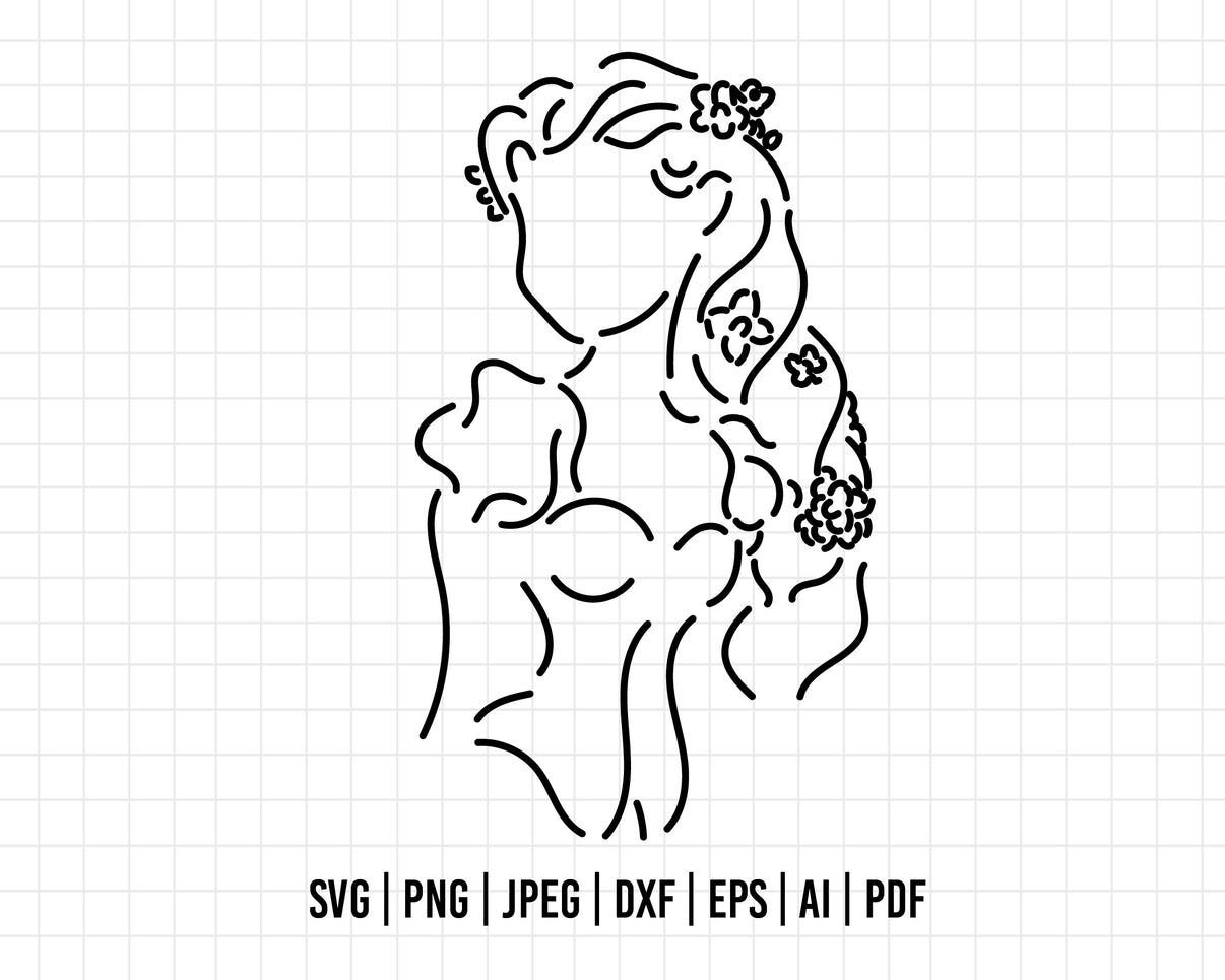COD27- Tangled svg, tangled princess svg, rapunzel svg, Rapunzel svg ...