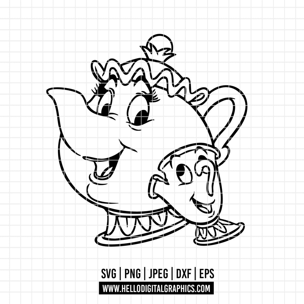 COD2817 - Beauty and the beast svg, bella svg, beast svg, outline svg ...