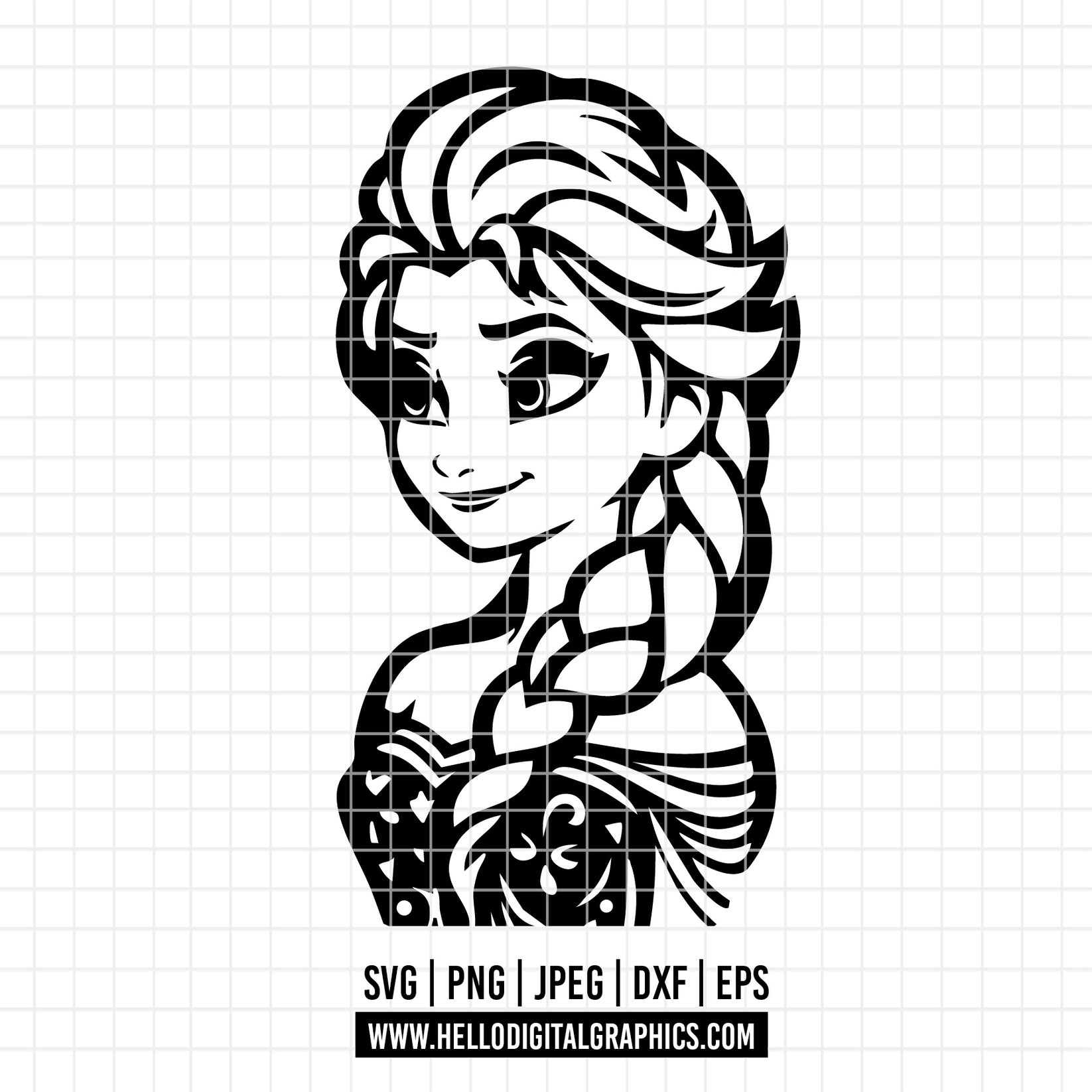 COD2877 - Frozen svg, Elsa svg, Anna svg, Winter elsa cut files for cr ...