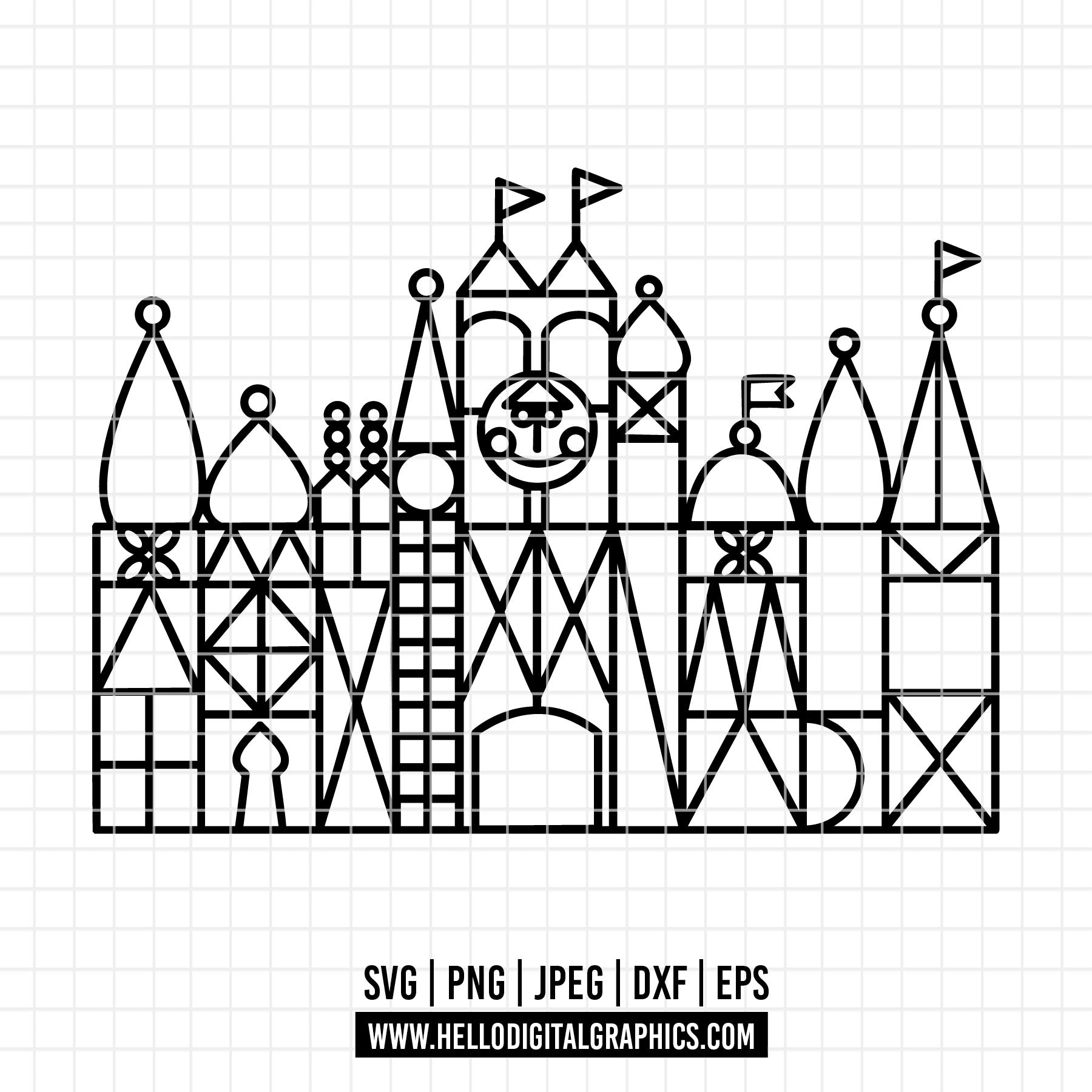 COD2902 - it's a small world disney SVG, EPS, PNG - Disney -Inspired ...
