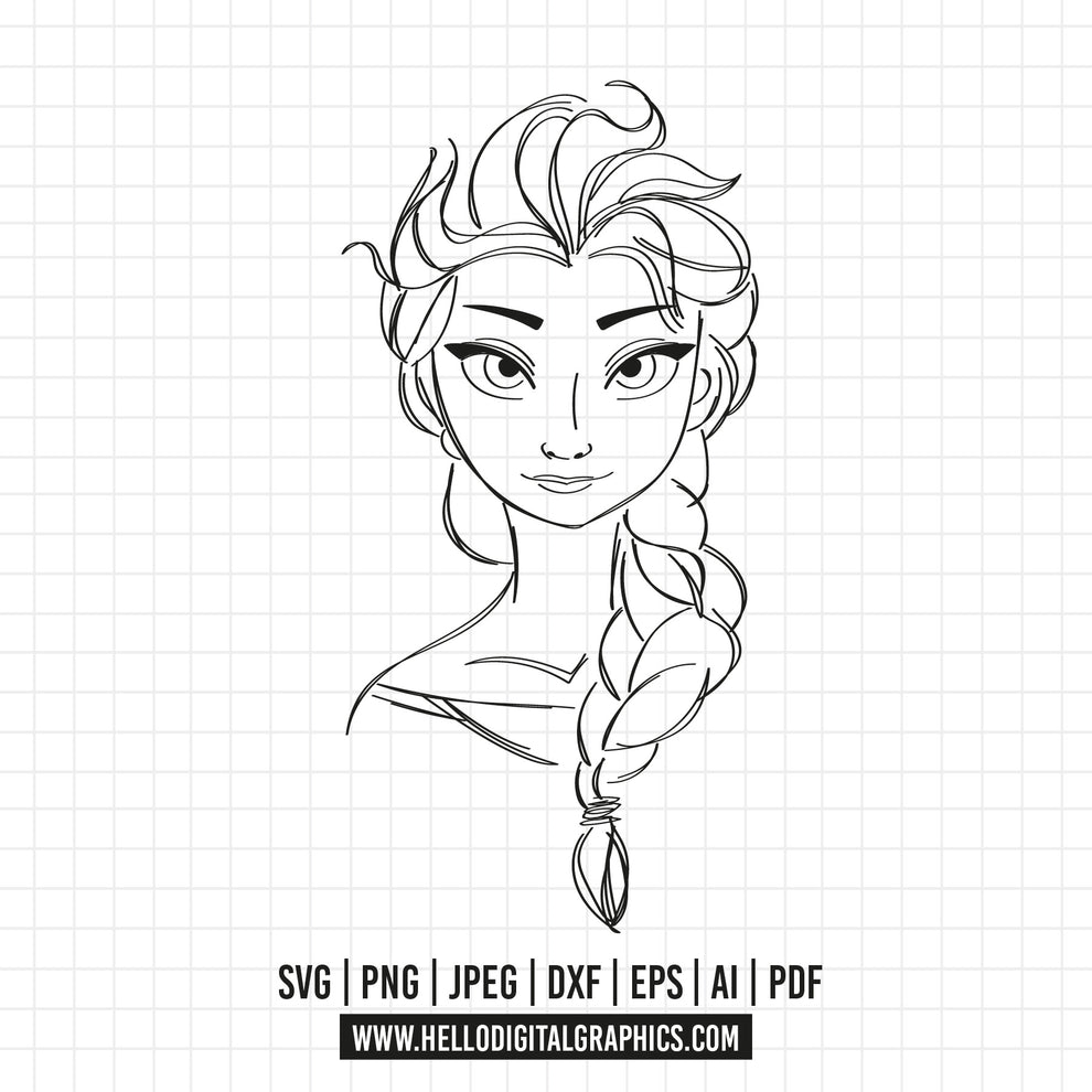 COD650- Frozen svg, Elsa svg, Anna svg, Winter elsa cut files for cric ...