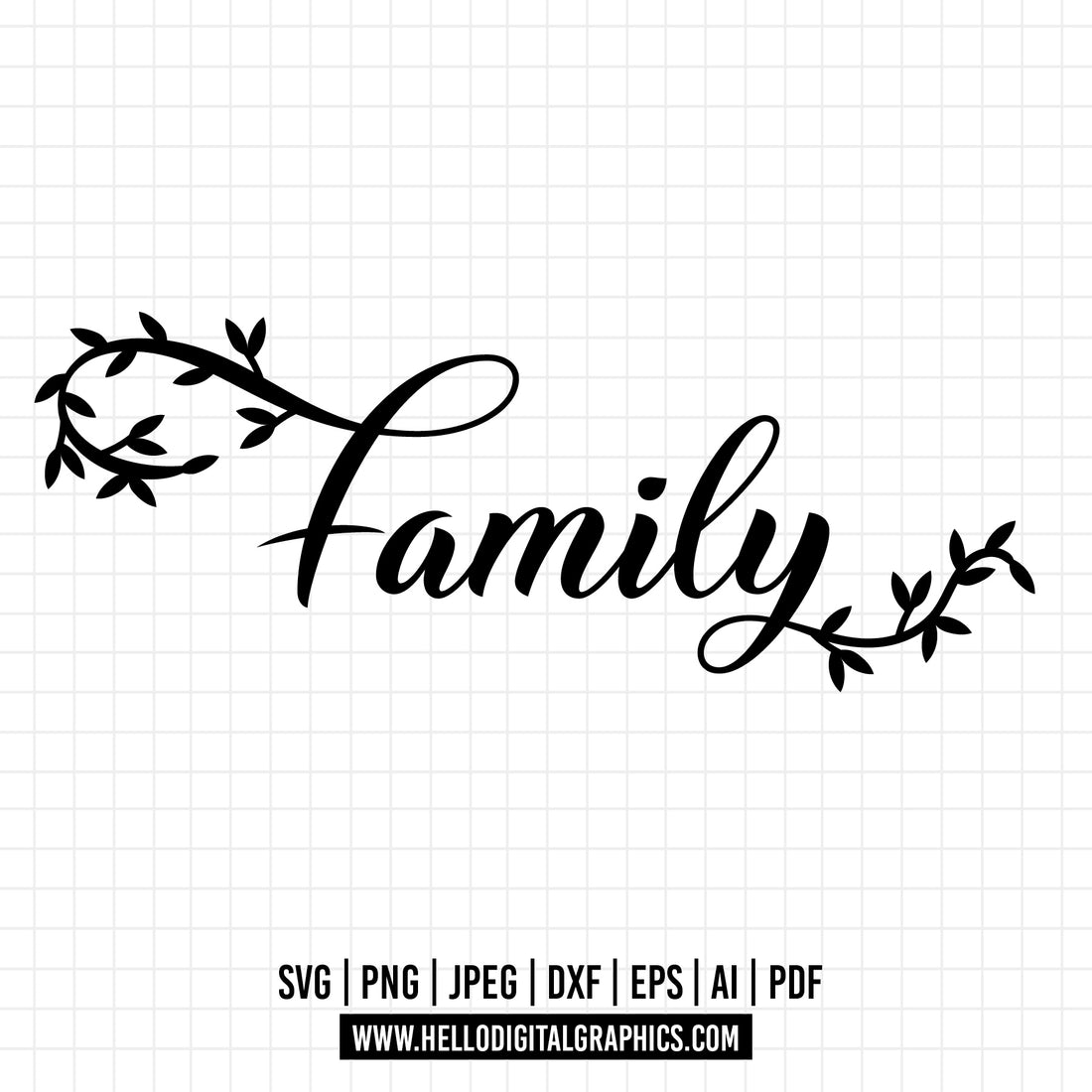 COD692- Family svg, family time svg, family and plants svg – Hello