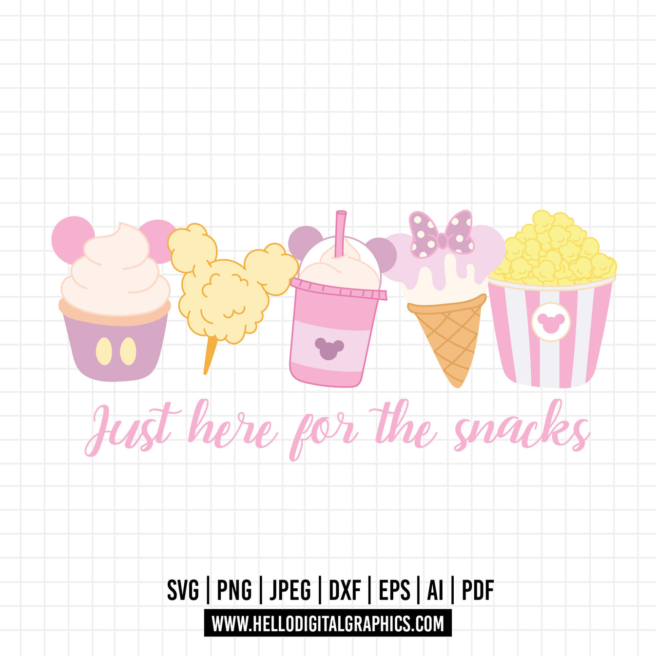 COD973- Just here for the snacks svg, snackgoals svg, Snacks svg, Mick ...