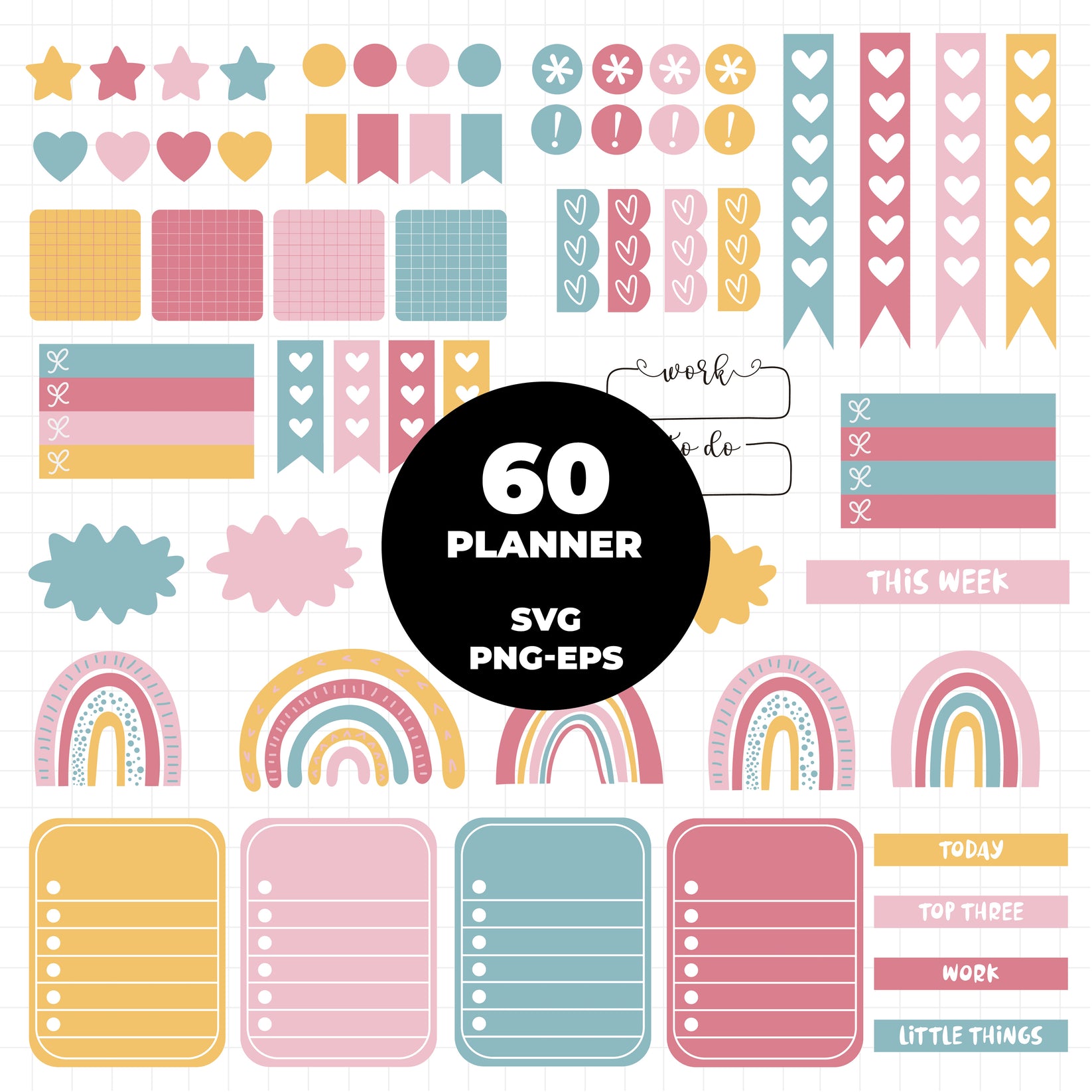 COD999 Bullet journal svg, bujo clipart, Notes Clipart, school Clipart ...
