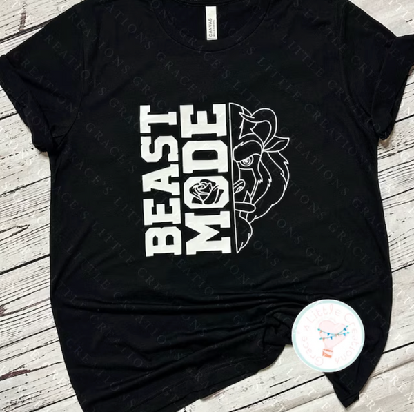 COD85- Beast mode svg, Beauty and the beast svg, beast svg, outline sv ...